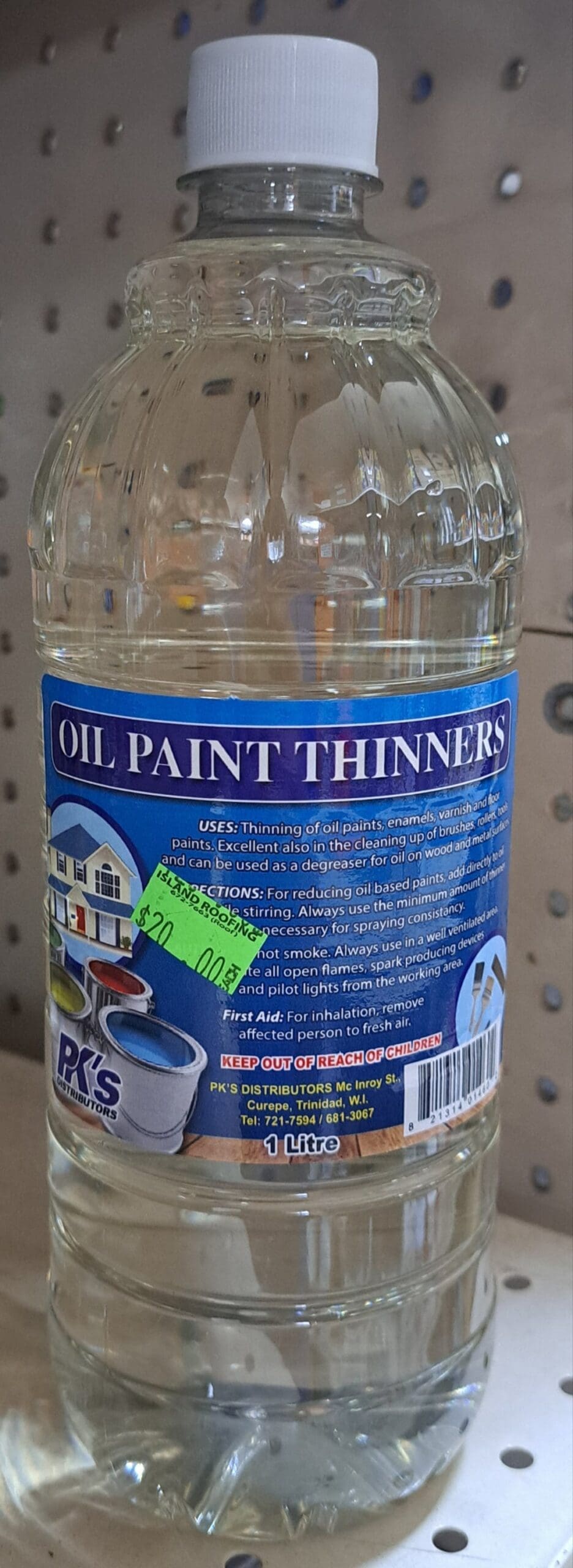 Oil paint thinners - Island Roofing + Hardware Solutions Ltd